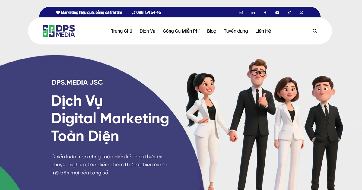 DPS.MEDIA JSC - giải pháp Digital Marketing toàn diện cho SMEs