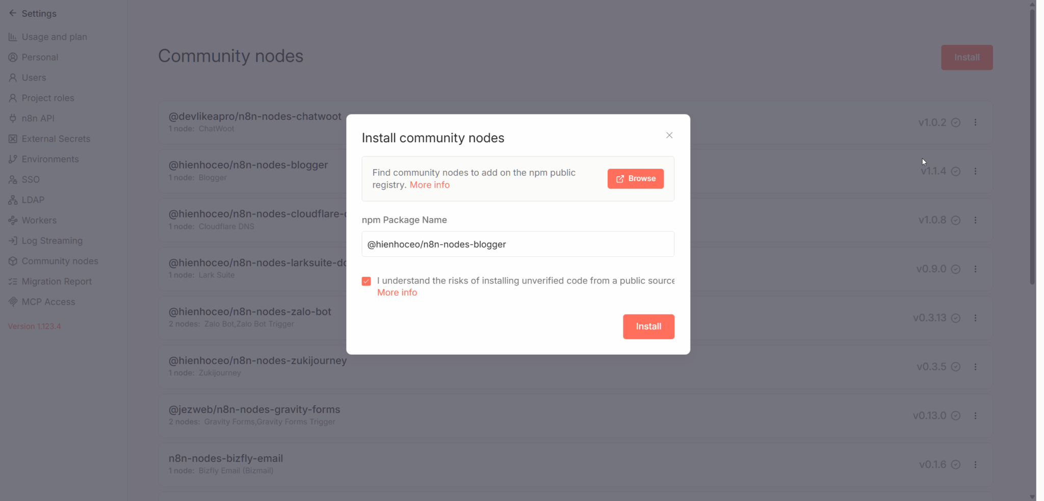 Blogger API integration guide for n8n with @hienhoceo/n8n-nodes-blogger ...